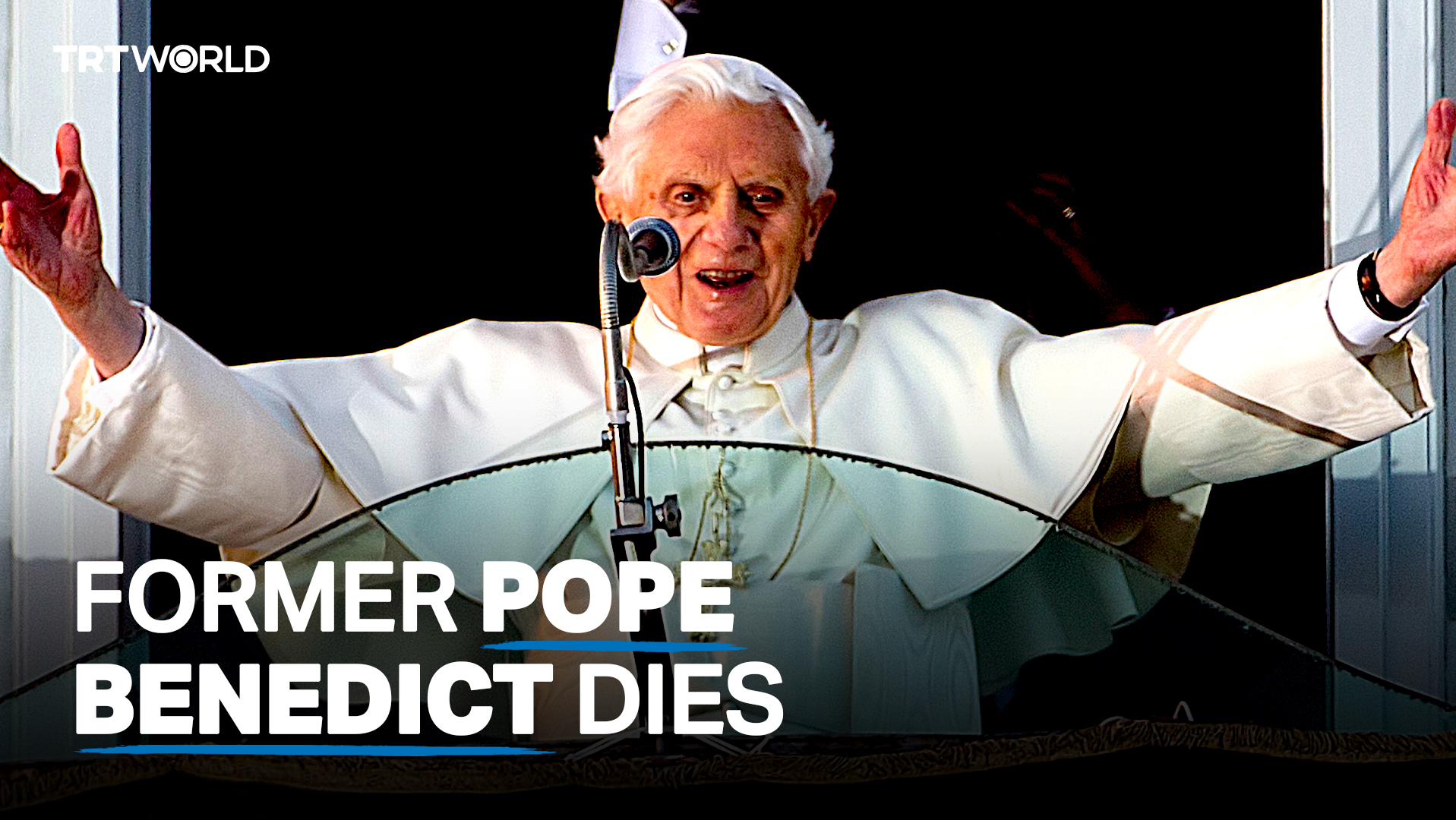 Former Pope Benedict XVI dies at the age of 95 - TRT World