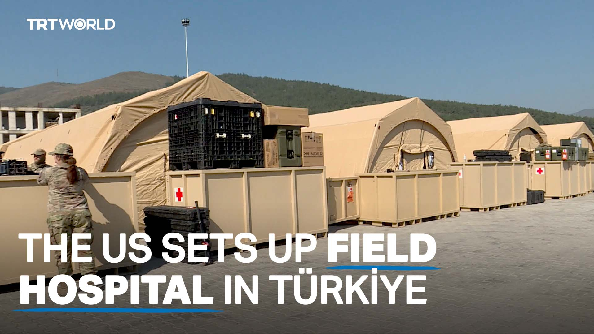 US field hospital bound for Turkish quake zone - TRT Global
