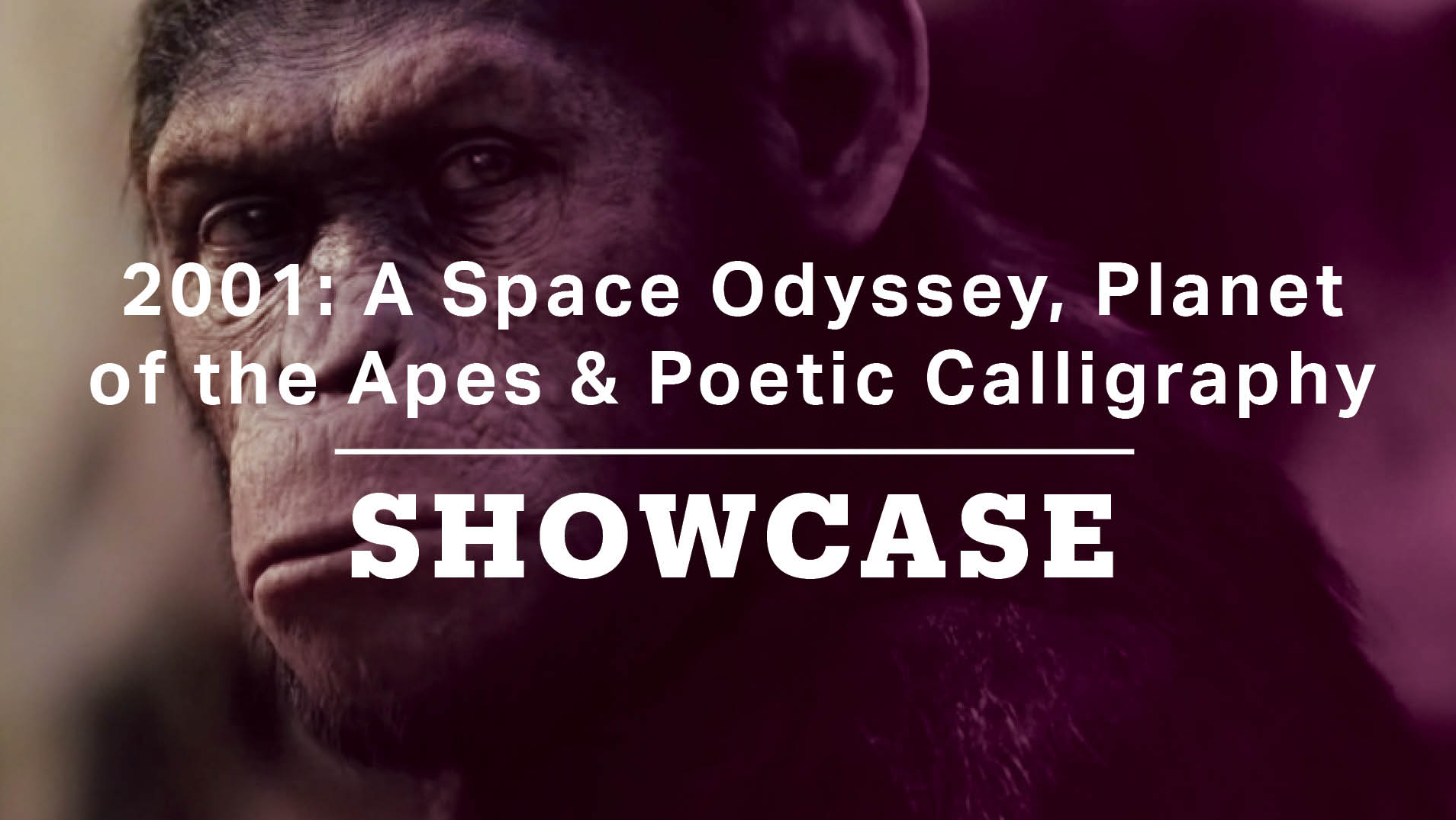 Planet of the Apes, 2001: A Space Odyssey & Poetic Calligraphy | Full ...