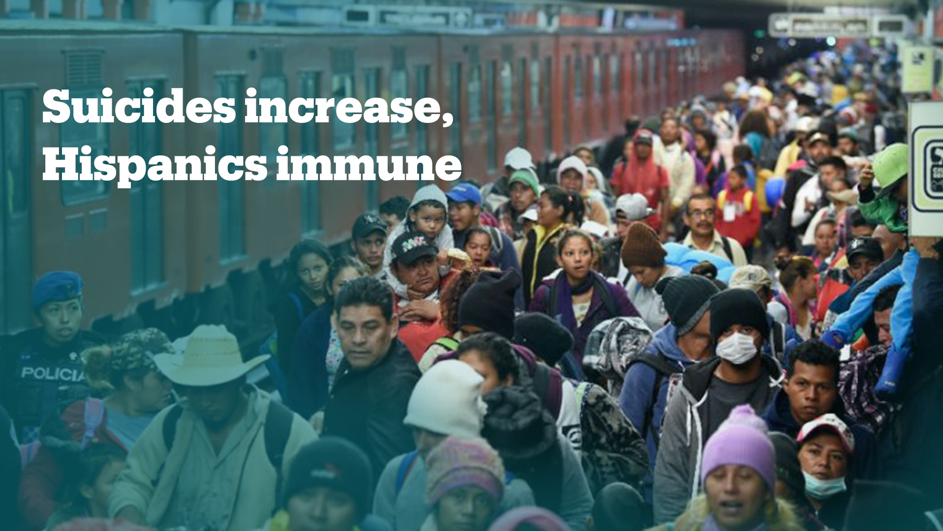 Hispanics in California show relative immunity as US suicide rates ...