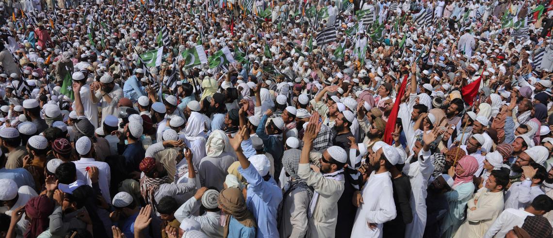 Why are tens of thousands protesting in Pakistan?