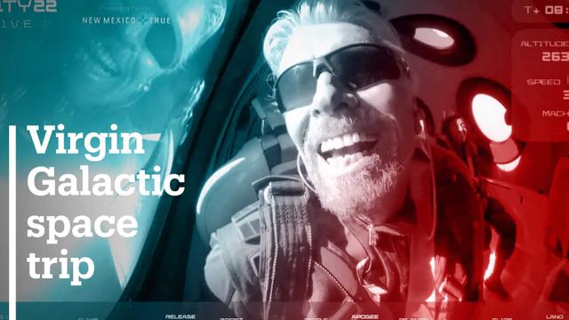 Virgin Galactic's Richard Branson flies own rocket to space - TRT World
