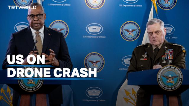 US blames drone crash on Russian 'recklessness' - TRT World