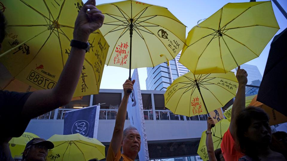 In Pictures: Hong Kong protesters commemorate Umbrella Movement anniversary