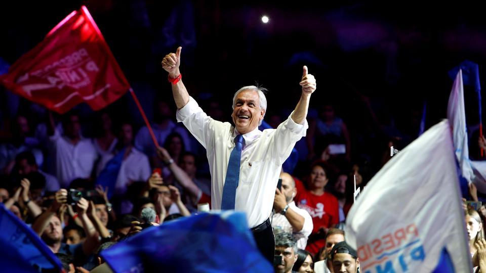 Conservative ex-President Pinera wins Chile election